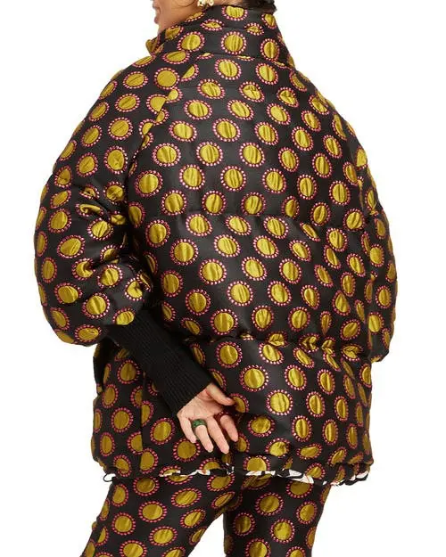 La DoubleJ St. Moritz Reversible Jacket - Jacquard Winter Sun Black