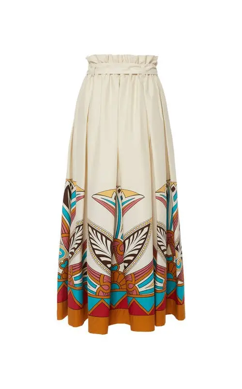 La DoubleJ Sardegna Cotton Poplin Skirt