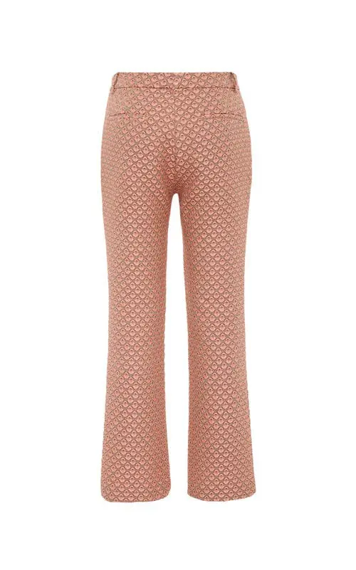 La DoubleJ 24/7 Tulip Print Jacquard Pants