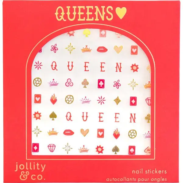 JOLLITY & CO Queens Nail Stickers - Assorted Pre-pack