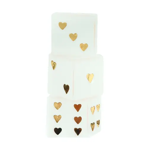 JOLLITY & CO Love Dice Valentine's Day Guest Napkins - Assorted Pre-pack