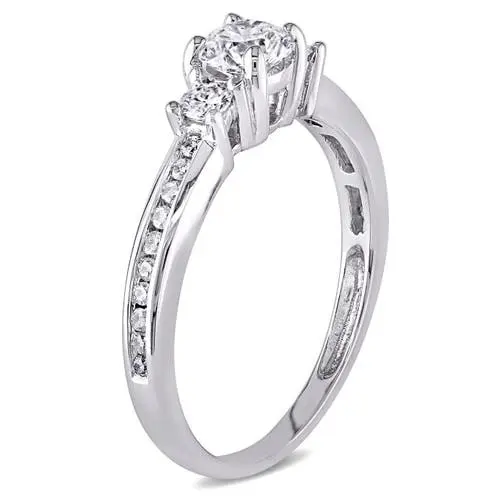 JULIANNA B. Diamond 3-stone Ring 14k