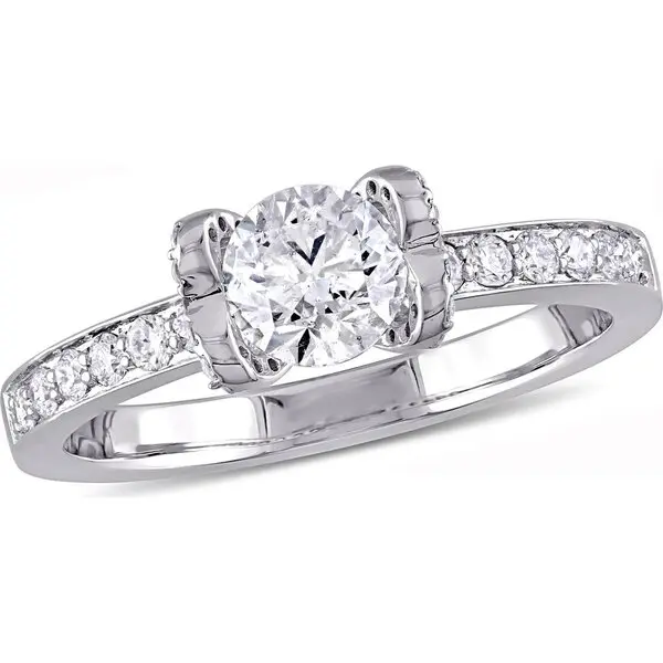 JULIANNA B. Diamond Engagement Ring - 14k White Gold