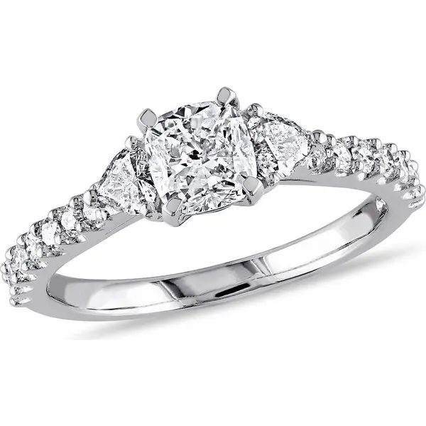 JULIANNA B. Diamond 14k Engagement Ring - 14k White Gold