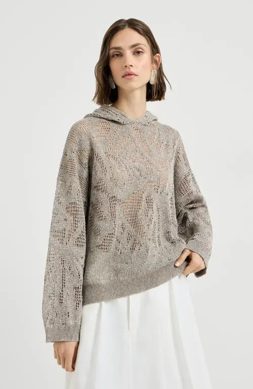 Brunello Cucinelli Water Lilies Knit Sweater