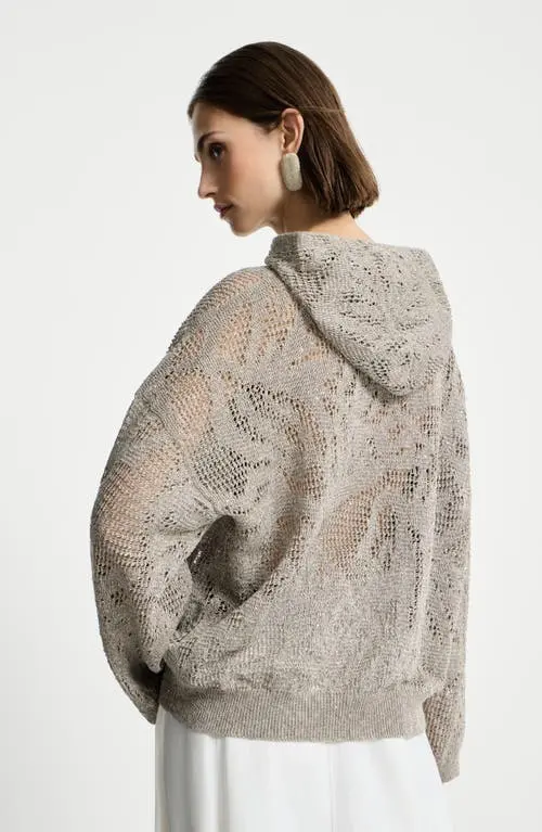 Brunello Cucinelli Water Lilies Knit Sweater