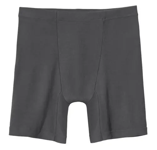 CITY THREADS USA-MADE 100% Organic Cotton Athletic Boxer Briefusa-made - Charcoal
