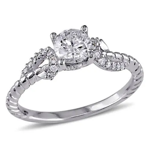JULIANNA B. 5/8 Ctw Diamond Engagement Ring 14k - 14k White Gold