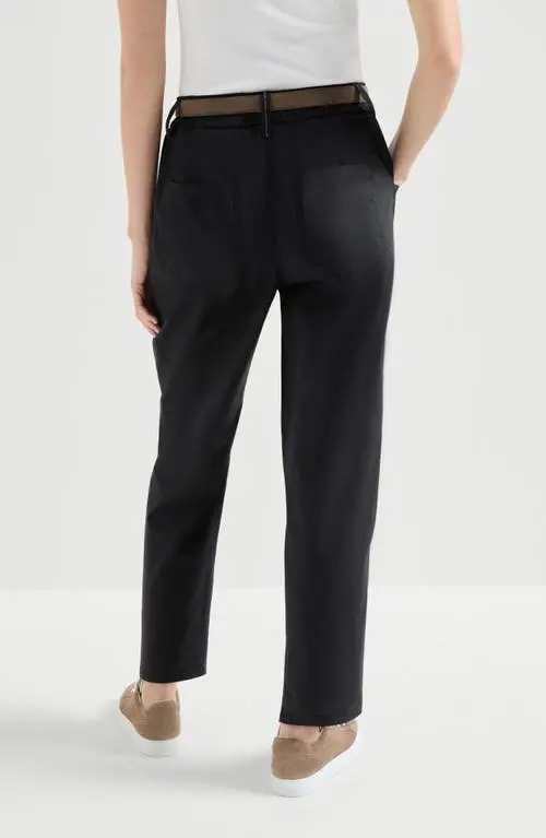 Brunello Cucinelli Five-pocket Trousers - Black