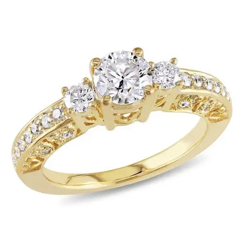 JULIANNA B. Diamond Ring 10k Gold - 10k Yellow Gold
