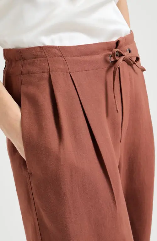 Brunello Cucinelli Tailored Track Trousers - Firebrick