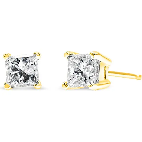 HAUS OF BRILLIANCE 14k Gold 0.25 Carat Diamond Stud Earrings - Yellow