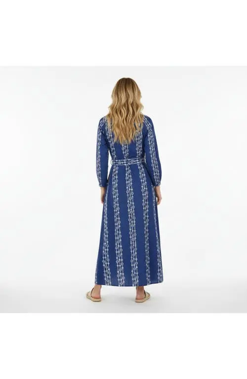 MER ST. BARTH Anouk Kaftan - Navy