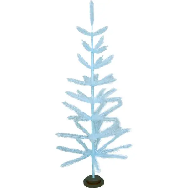 CAROL & FRANK 48" X 16" Pampas Tree Figurines - Blue