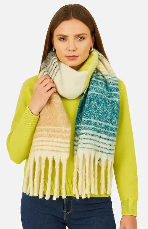 YUMI Super Fluffy Scarf - Multi-colour