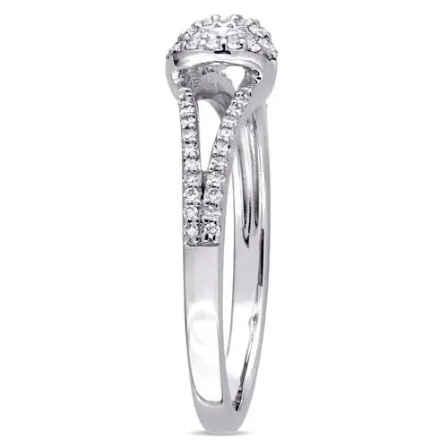 JULIANNA B. Diamond Split Shank Engagement Ring 14k