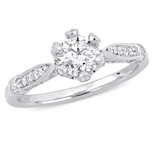 JULIANNA B. 1 Ct. T.w. Diamond Multi-prong Engagement Ring - 14k White Gold