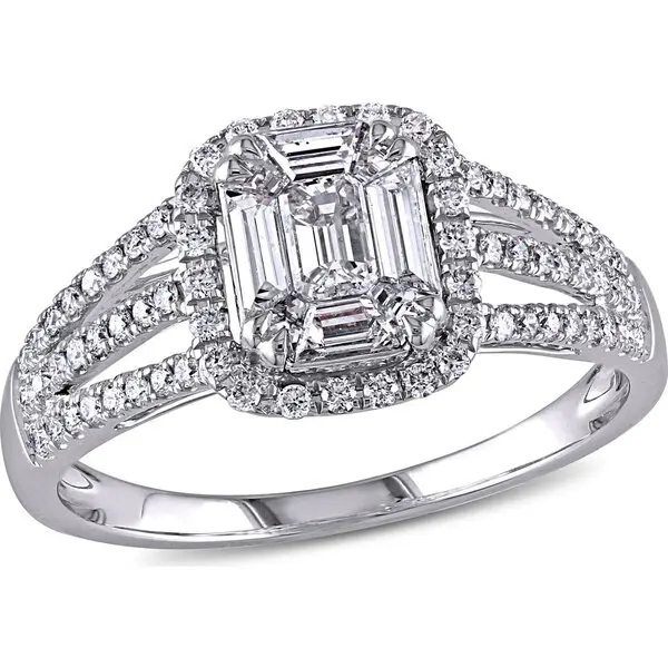 JULIANNA B. Diamond Engagement Ring 18k - 18k White Gold