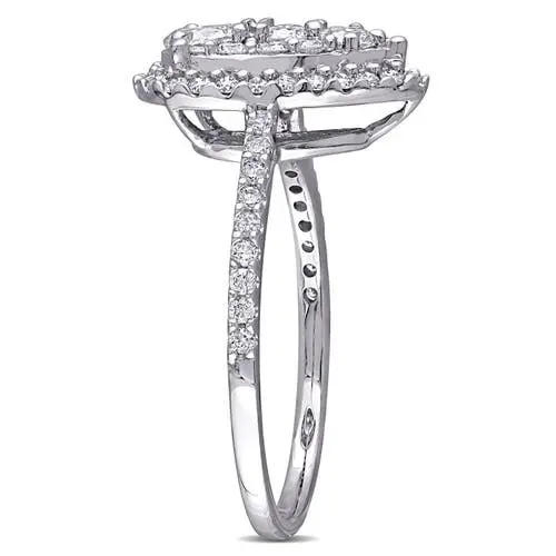 JULIANNA B. 1 Ct. T.w. Diamond Pear Halo Ring