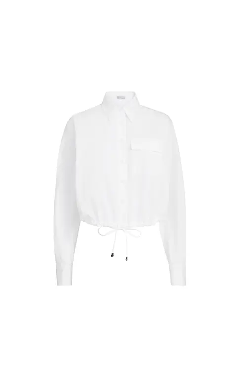 Brunello Cucinelli Crop Shirt