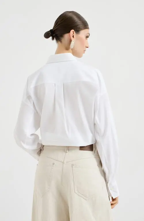 Brunello Cucinelli Crop Shirt