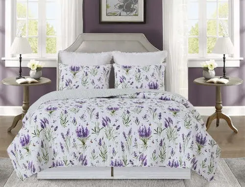 C&F HOME Lavender Fields Quilt Bedding Collection