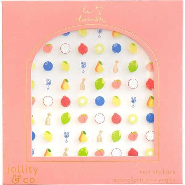 JOLLITY & CO Le Dinner Nail Stickers - Fruit