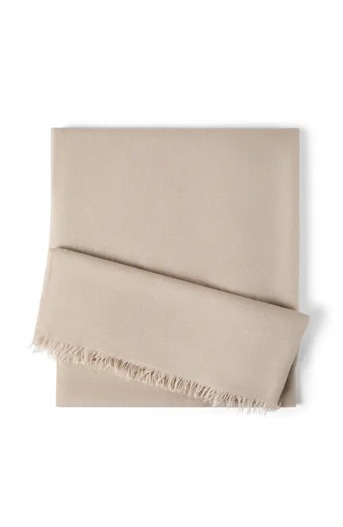 Brunello Cucinelli Cashmere And Silk Scarf - Beige