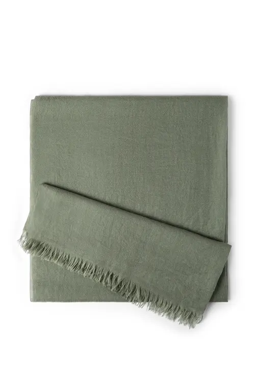 Brunello Cucinelli Cashmere And Silk Scarf - Green
