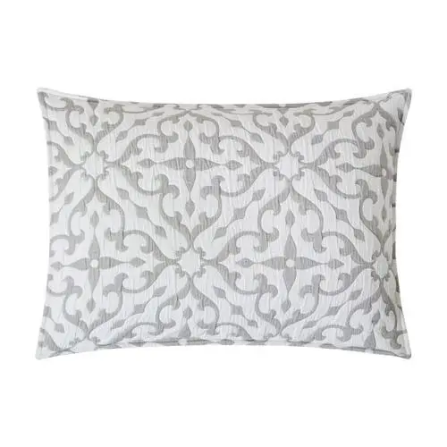C&F HOME Medallion Jacquard Cotton Cover Quilt Set Reversible And Machine Washable