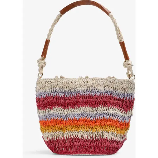 SCALPERS Raf Cube Raffia Bag