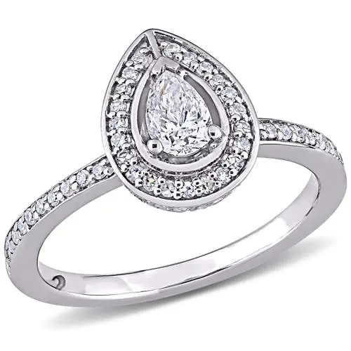 JULIANNA B. Diamond Engagement Ring - 14k White Gold