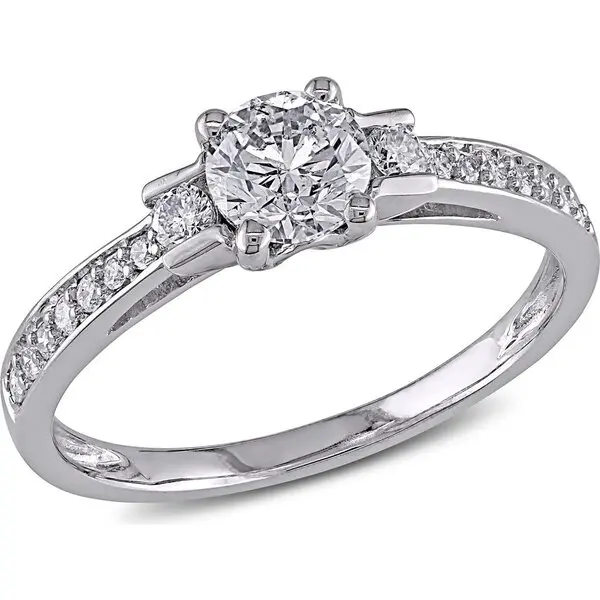 JULIANNA B. 14k Diamond Engagement Ring - 14k White Gold