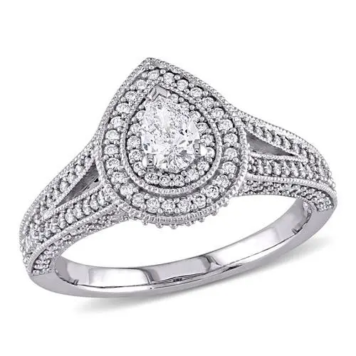 JULIANNA B. Diamond Ring - 14k White Gold