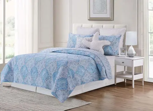 C&F HOME Chinoiserie Coast Bedding Collection - Blue