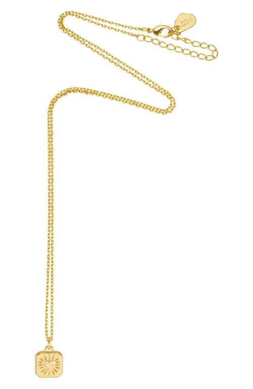 Estée Lauder Bobble Heart Pendant Necklace - Gold