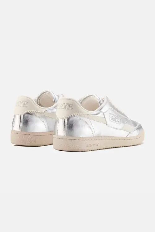 SAYE M89 Icon Metallic Sneakers - Silver