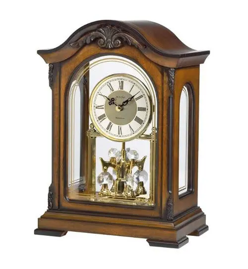 BULOVA CLOCKS Durant Old World Chiming Clock - Walnut