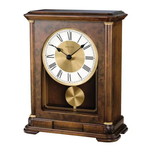BULOVA CLOCKS Vanderbilt Mantel Clock