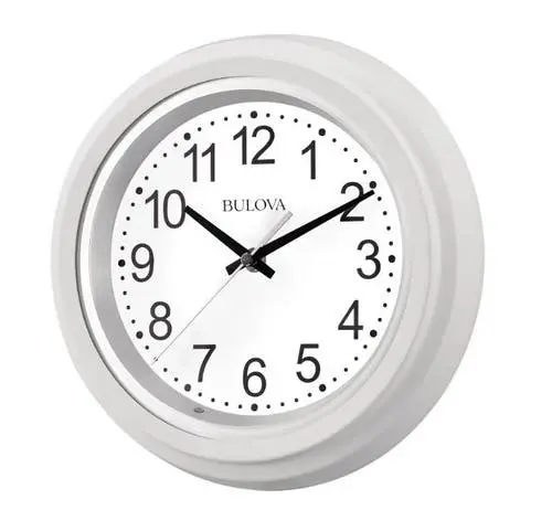 BULOVA CLOCKS Night Vision 10" Diameter Quartz Clock