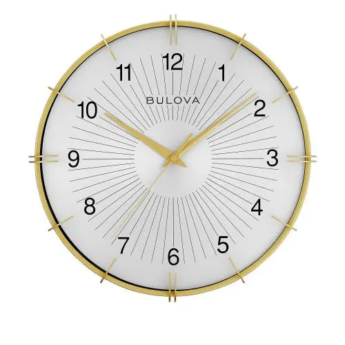 BULOVA CLOCKS Citatation Retro Wall Clock