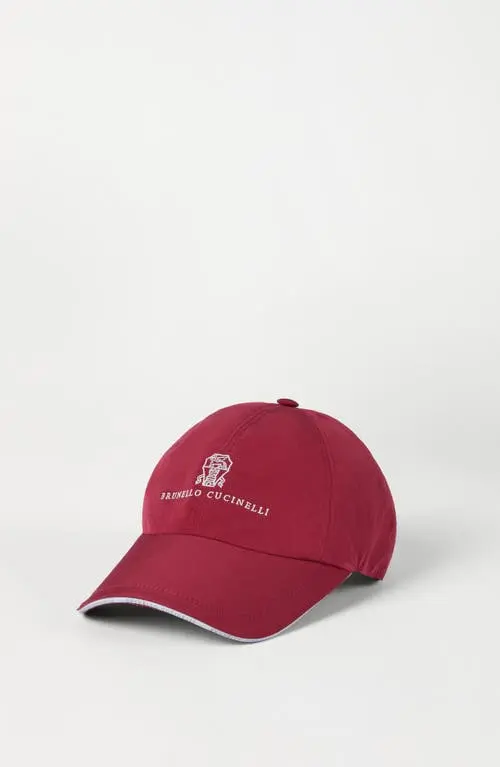 Brunello Cucinelli Baseball Cap With Logo