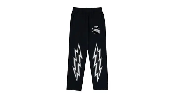 ERIC EMANUEL Ee Basic Sweatpant/ Bolts - Black/black Bolts