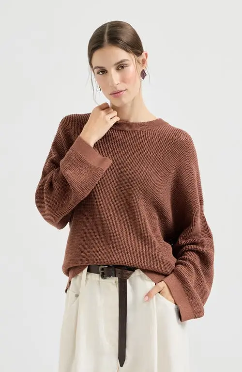 Brunello Cucinelli Sparkling Net Sweater