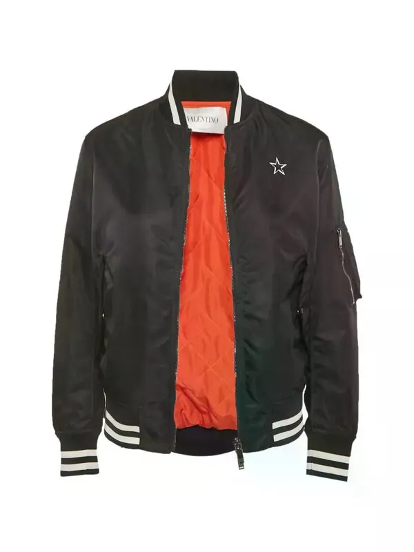 Valentino Garavani Logo-detail Bomber Jacket