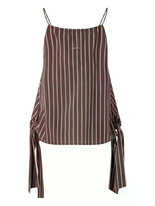 Pinko Striped Sleeveless Blouse