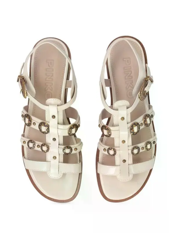 Pinko Buckled Multi-strap Sandals