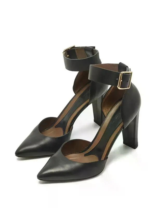Marni Pointed-toe Buckled Pumps