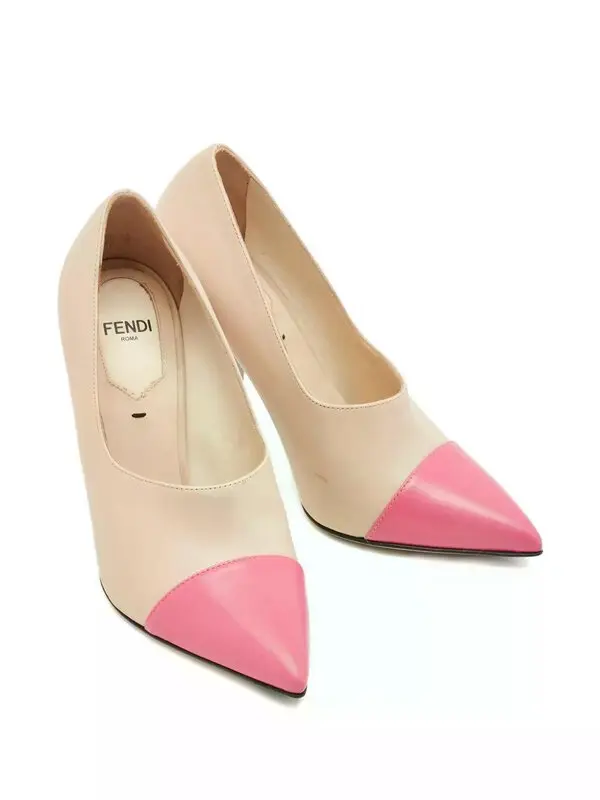 Fendi Leather Pointed Pumps