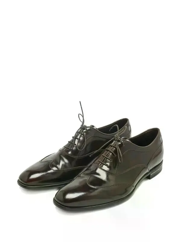 Prada Leather Derby Shoes